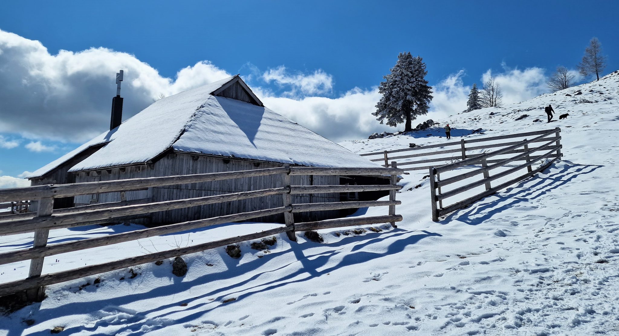 Med zimo in pomladjo, Velika Planina – Potepanja