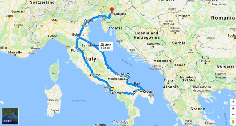 Plan potovanja: južna Italija – Apulija, Basilicata in Campanija ...